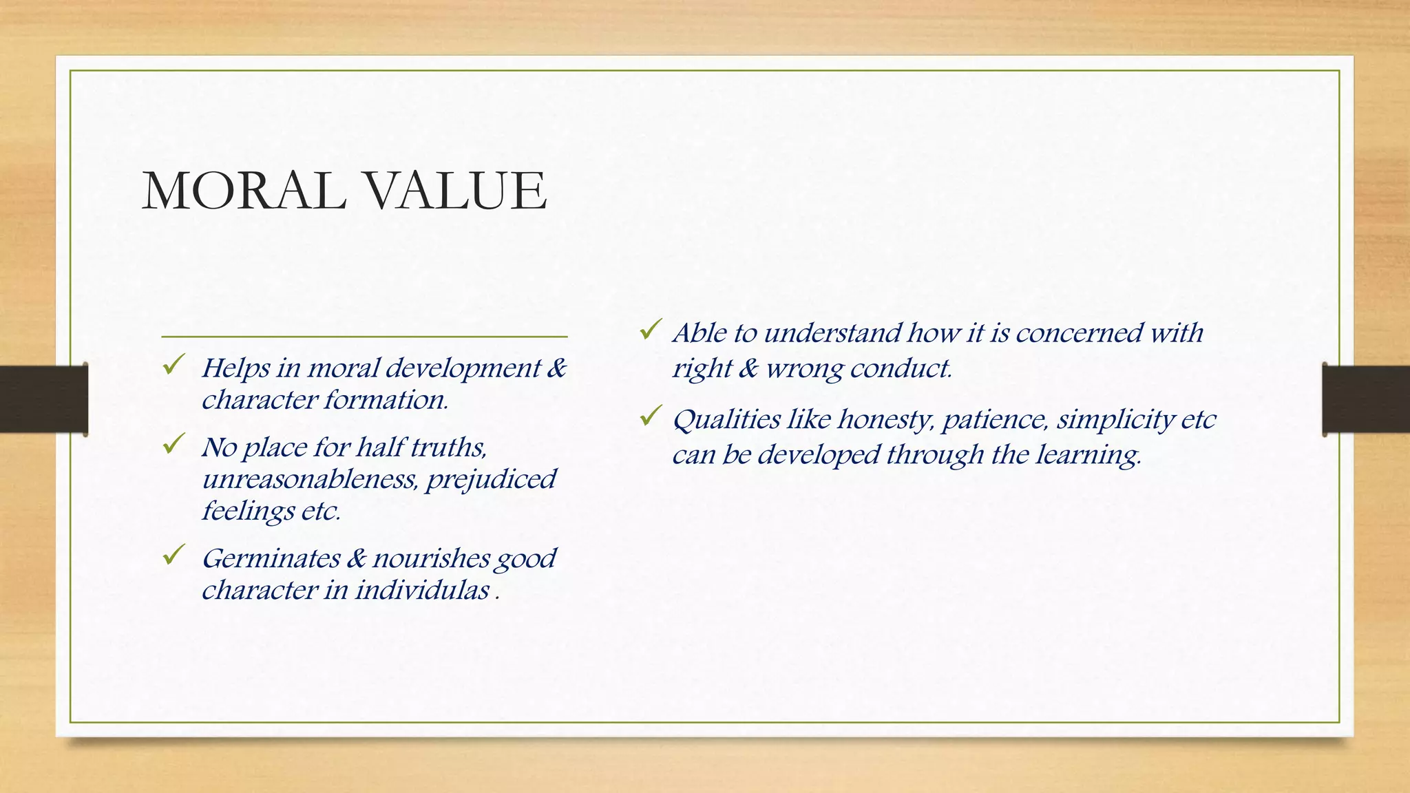 Values of Mathematics | PPTX