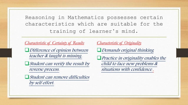 Values of Mathematics | PPTX