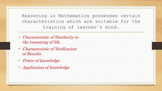 Values of Mathematics | PPTX
