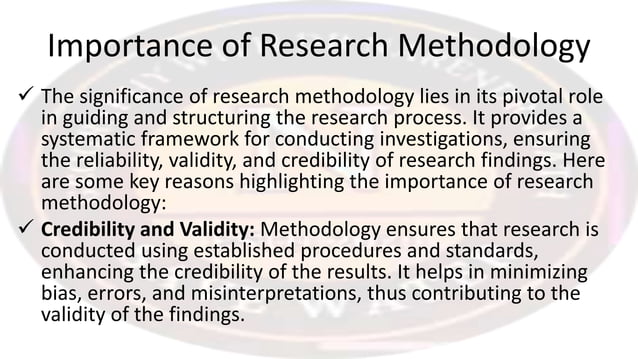 How to write Research methodology Thesis | PPTX | Science