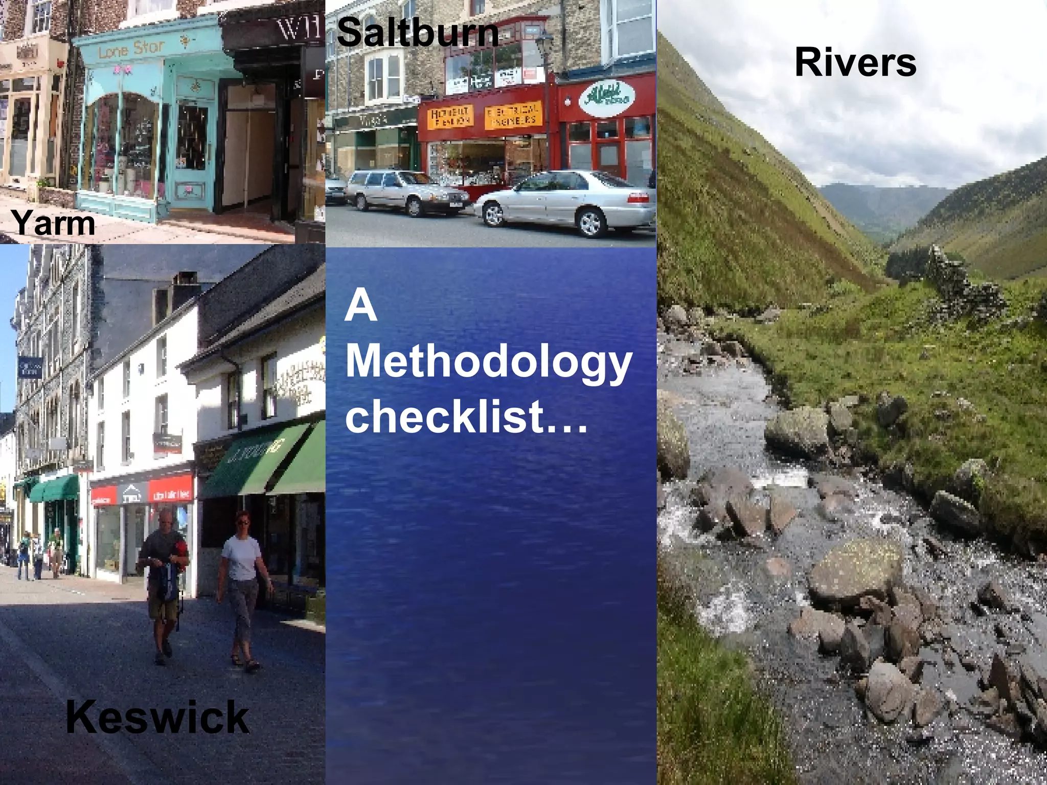 Methodology Checklist Guide | PPT