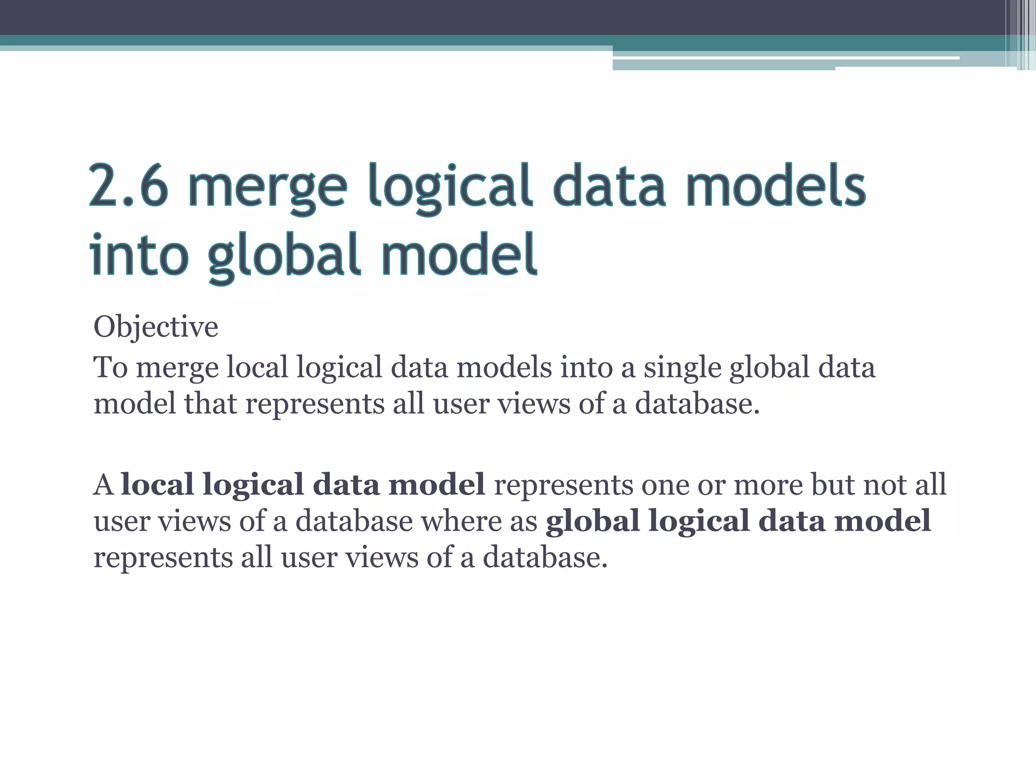 Methodology logical database design for the relational | PPTX