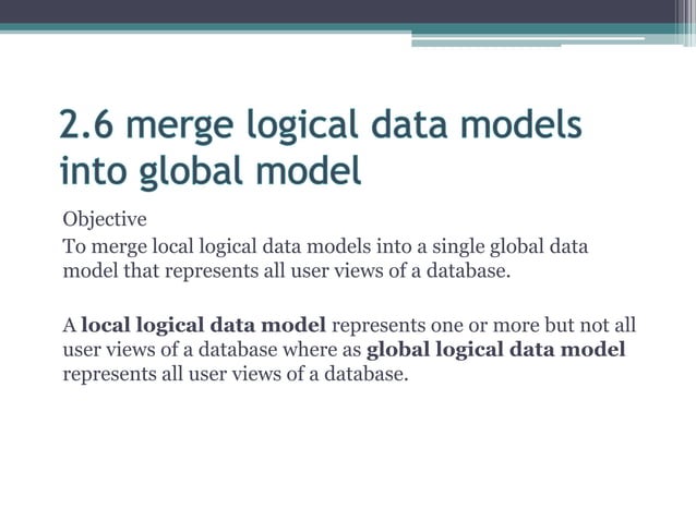 Methodology logical database design for the relational | PPTX