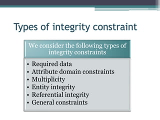 Methodology logical database design for the relational | PPTX