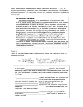 Methodology chapter | PDF