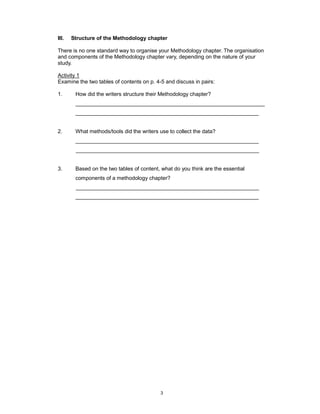 Methodology chapter | PDF