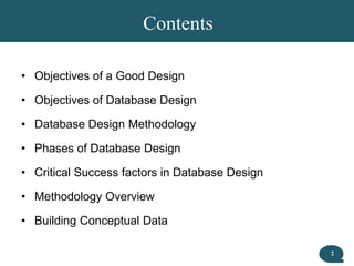 Methodology conceptual databases design roll no. 99 & 111 | PPTX