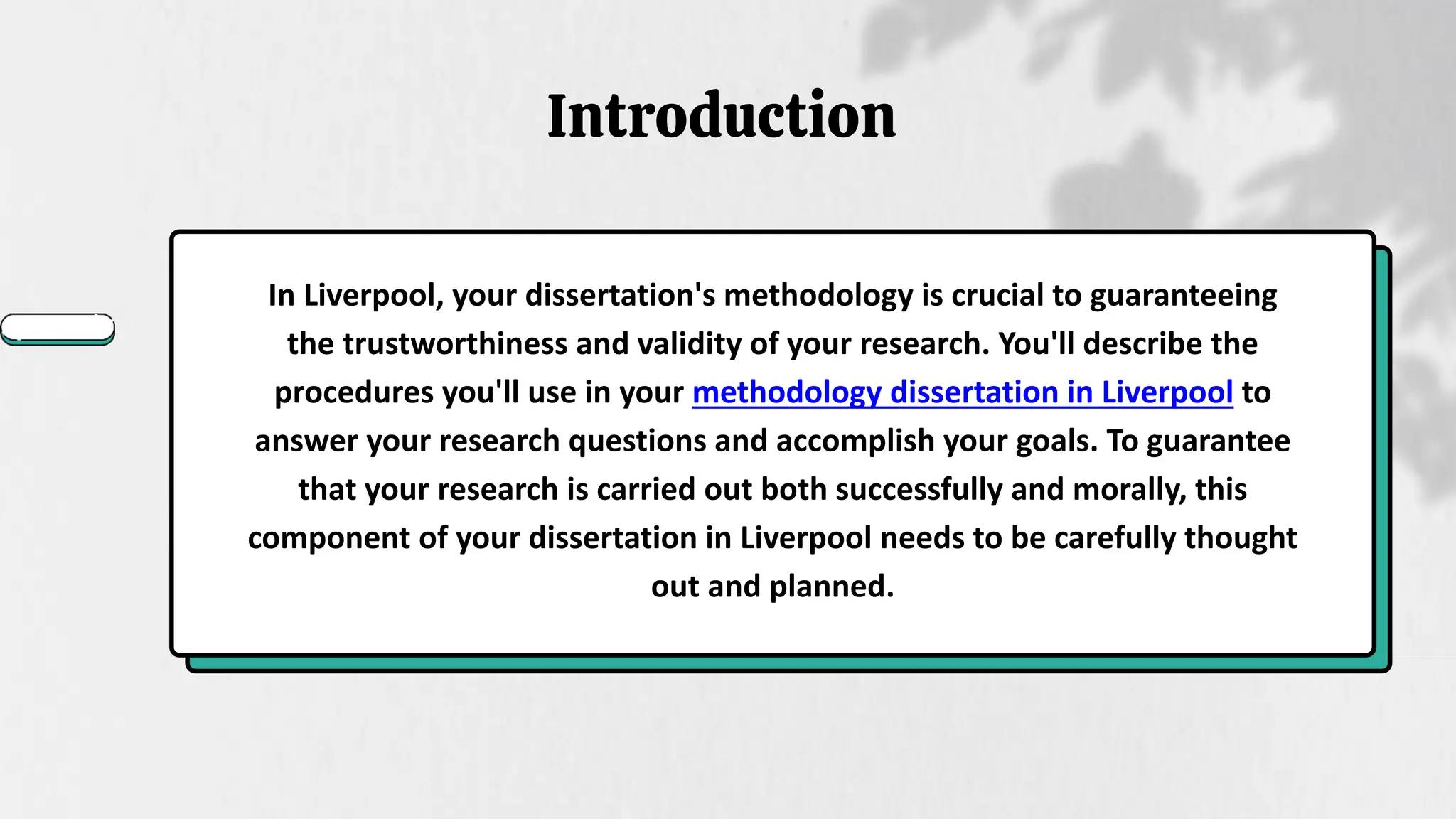 Methodology Dissertation In Liverpool.pptx