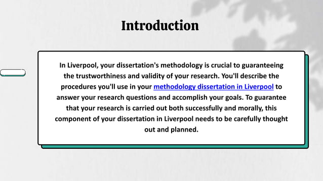Methodology Dissertation In Liverpool.pptx
