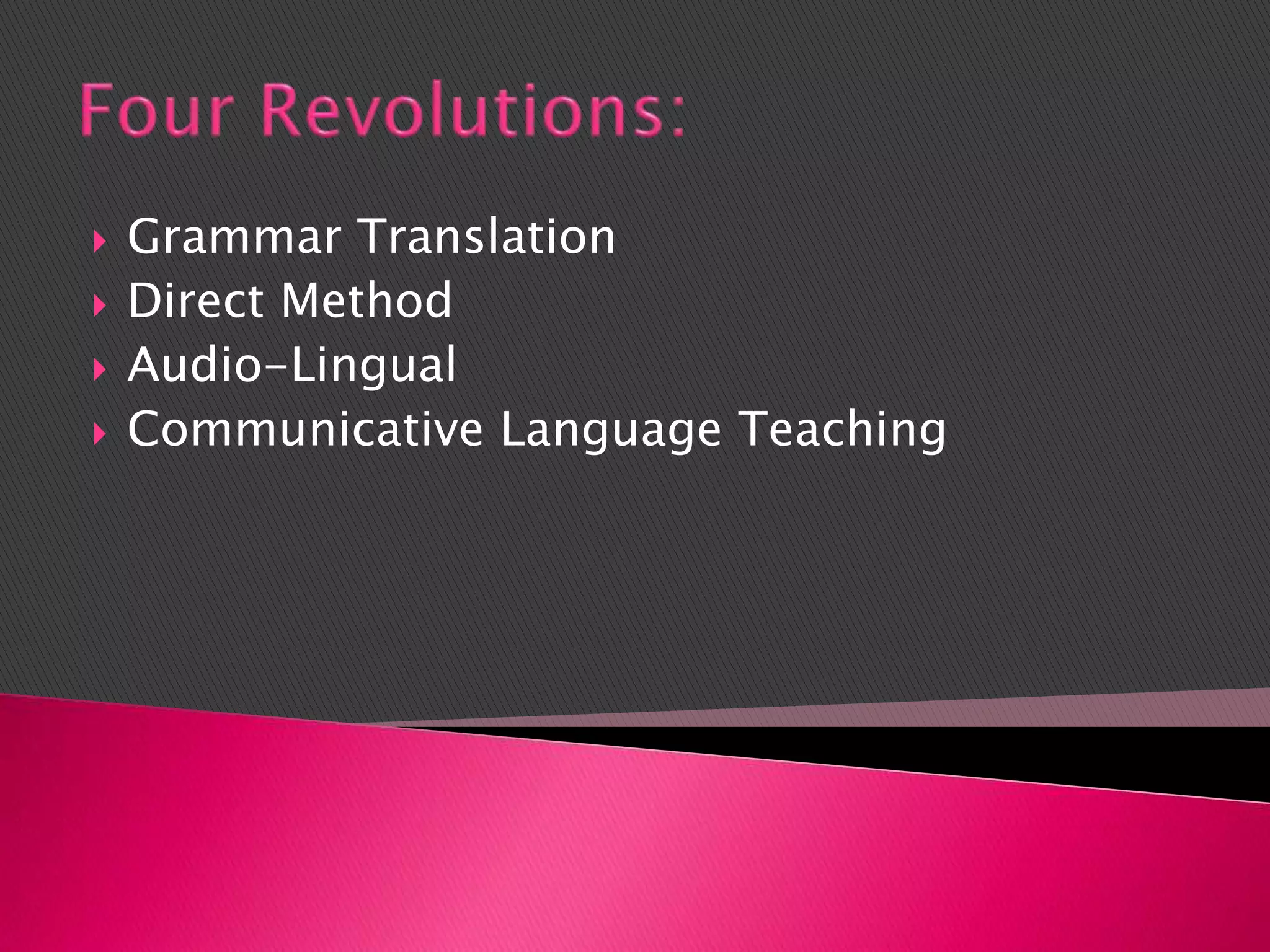 Approaches and Methods in English Language Teaching | PPT