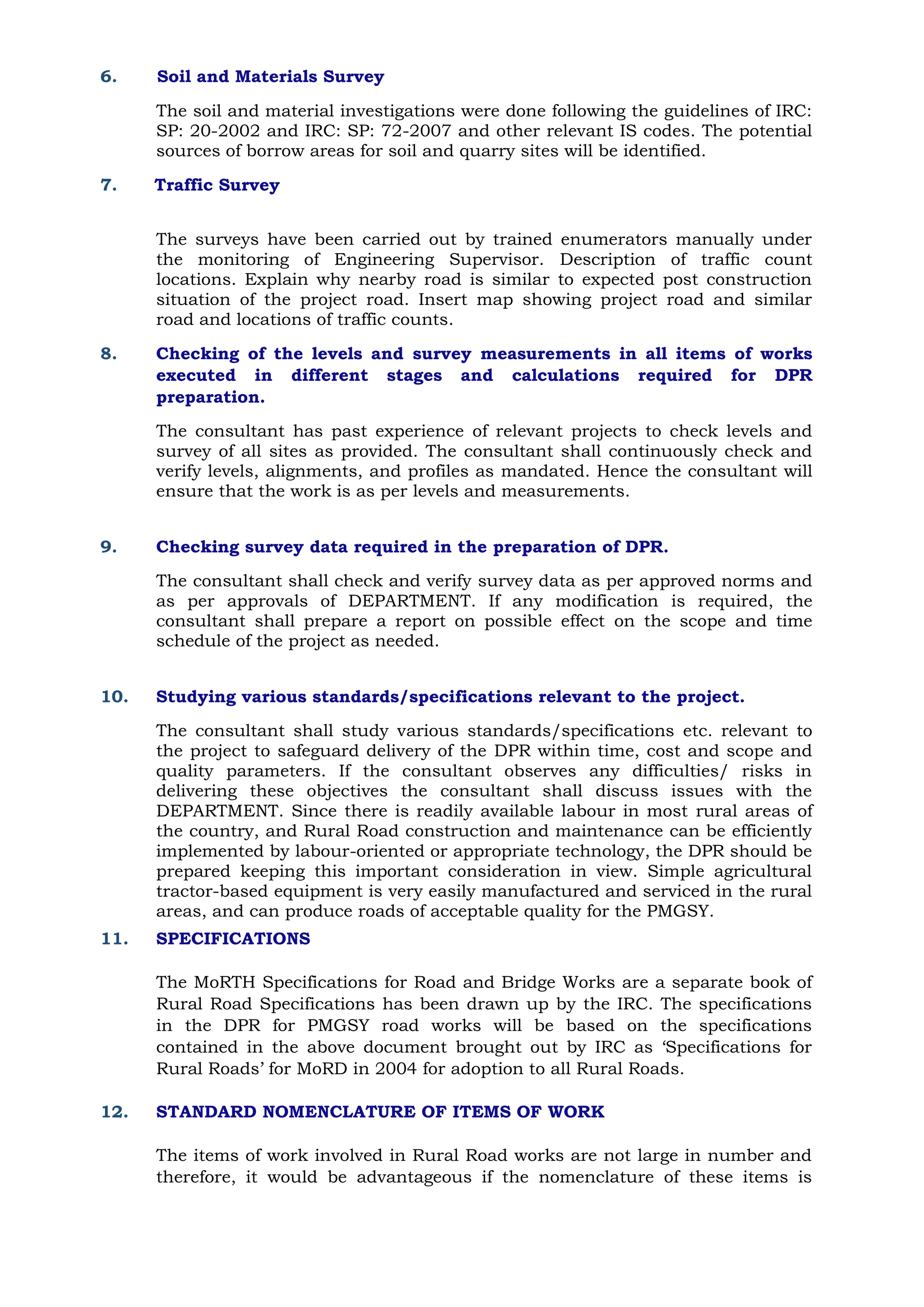 Methodology for DPR & PMC Road works.pdf