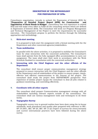 Methodology for DPR & PMC Road works.pdf