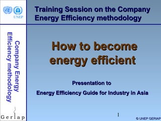 Energy Efficiency Methodology for Industry | PPT | Power and Energy ...