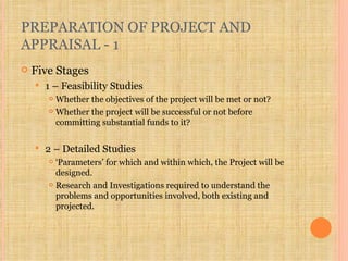 Methodology For Formulation And Appraisal of a Project | PPT