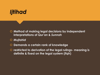 Methodology in Sciences: Islamic Traditional Approach | PPTX