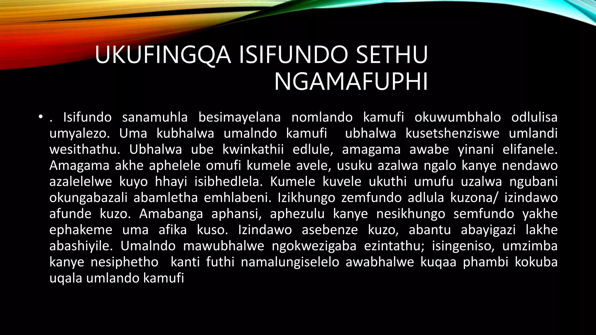 METHODOLOGY ISIZULU MLANDO KAMUFI SLIDES.pptx