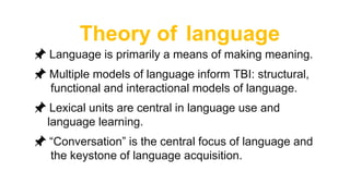 METHODOLOGY I TASK BASED LANGUAGE TEACHING | PPT