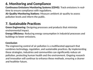 Methodology of Air Pollution & Engineering Control of Air Pollution.pptx