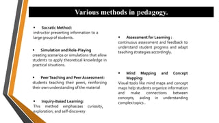 Methodology of pedagogy ppt.pptx | Educational Assessment | Education