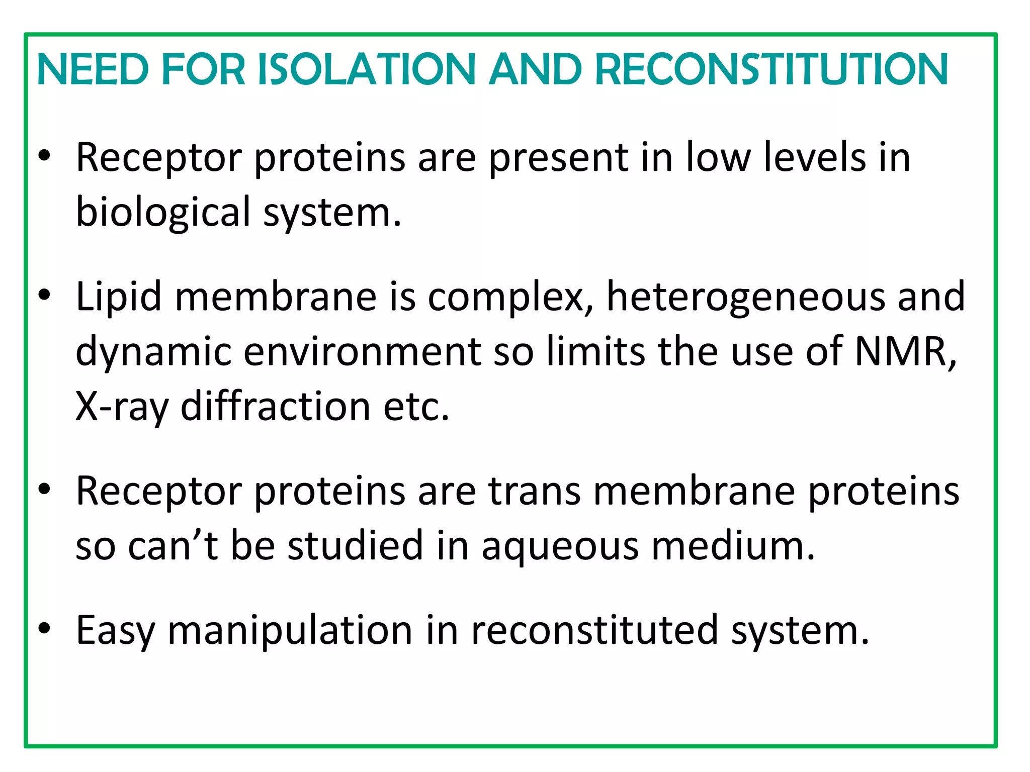 Methodology of purification and characterization of receptors | PPTX