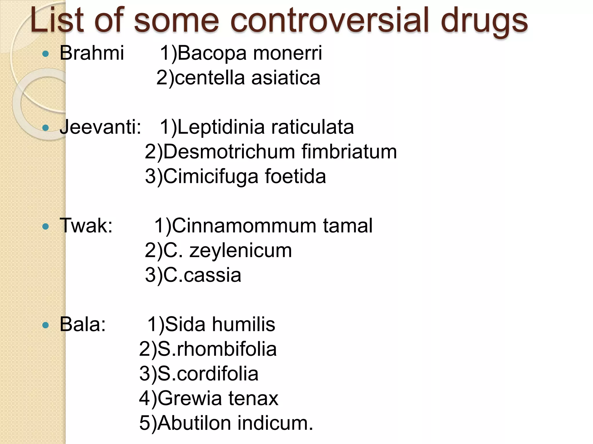 METHODOLOGY OF STUDYING CONTROVERSIAL DRUGS-1.pptx