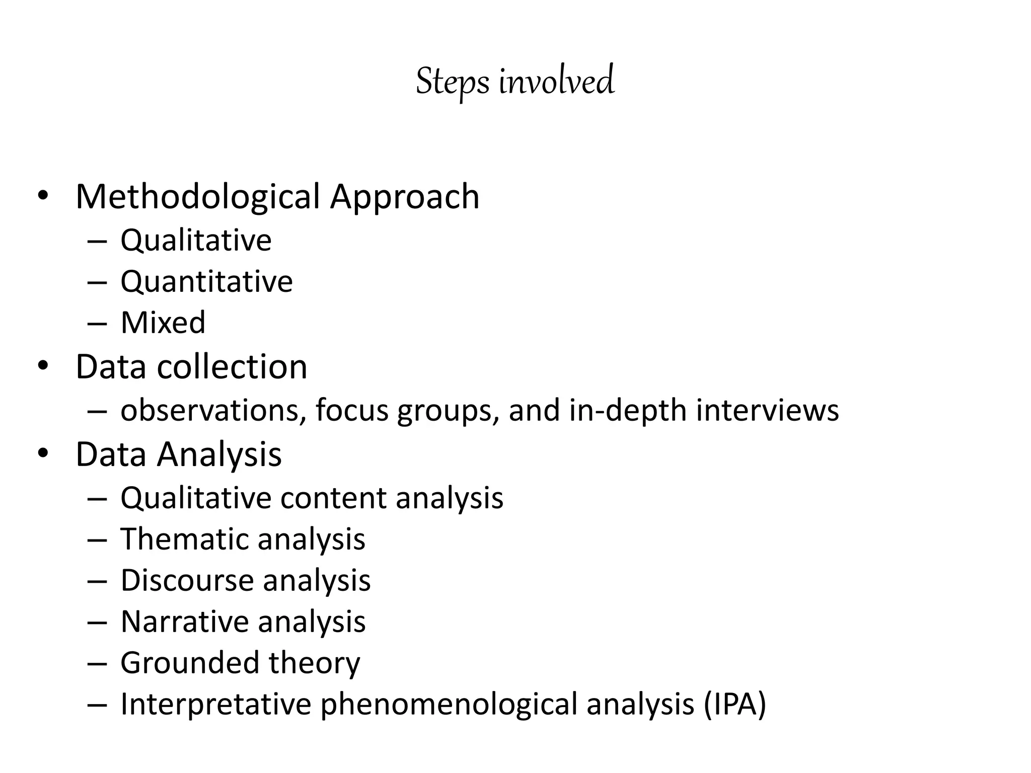 The difference between Method and Methodology | PPTX