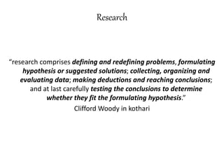 The difference between Method and Methodology | PPTX