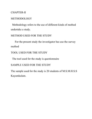 Methodology practicum(1) | PDF