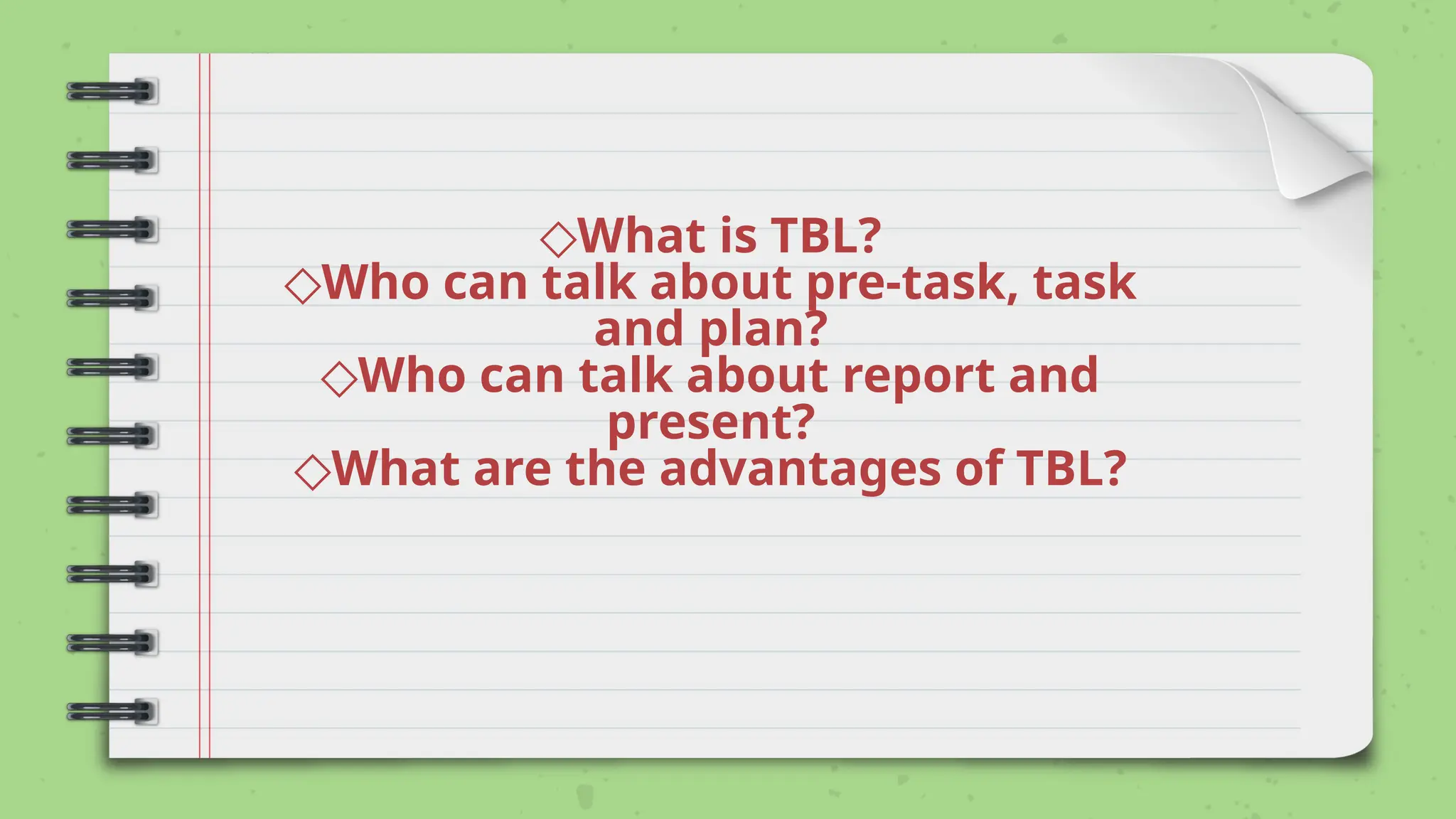 methodology. -. TBL- presentation2.. pptx | PPTX