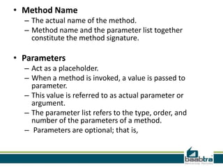 Method overloading | PPT