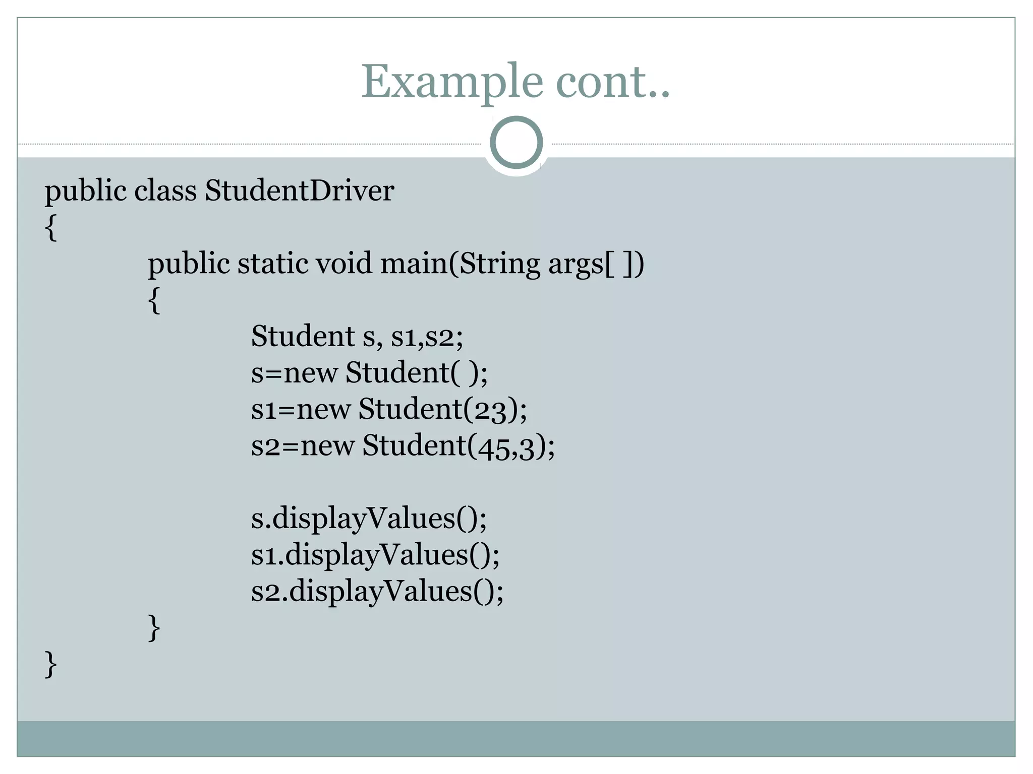 Method overloading | PPT