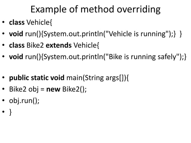 Method overloading | PPT