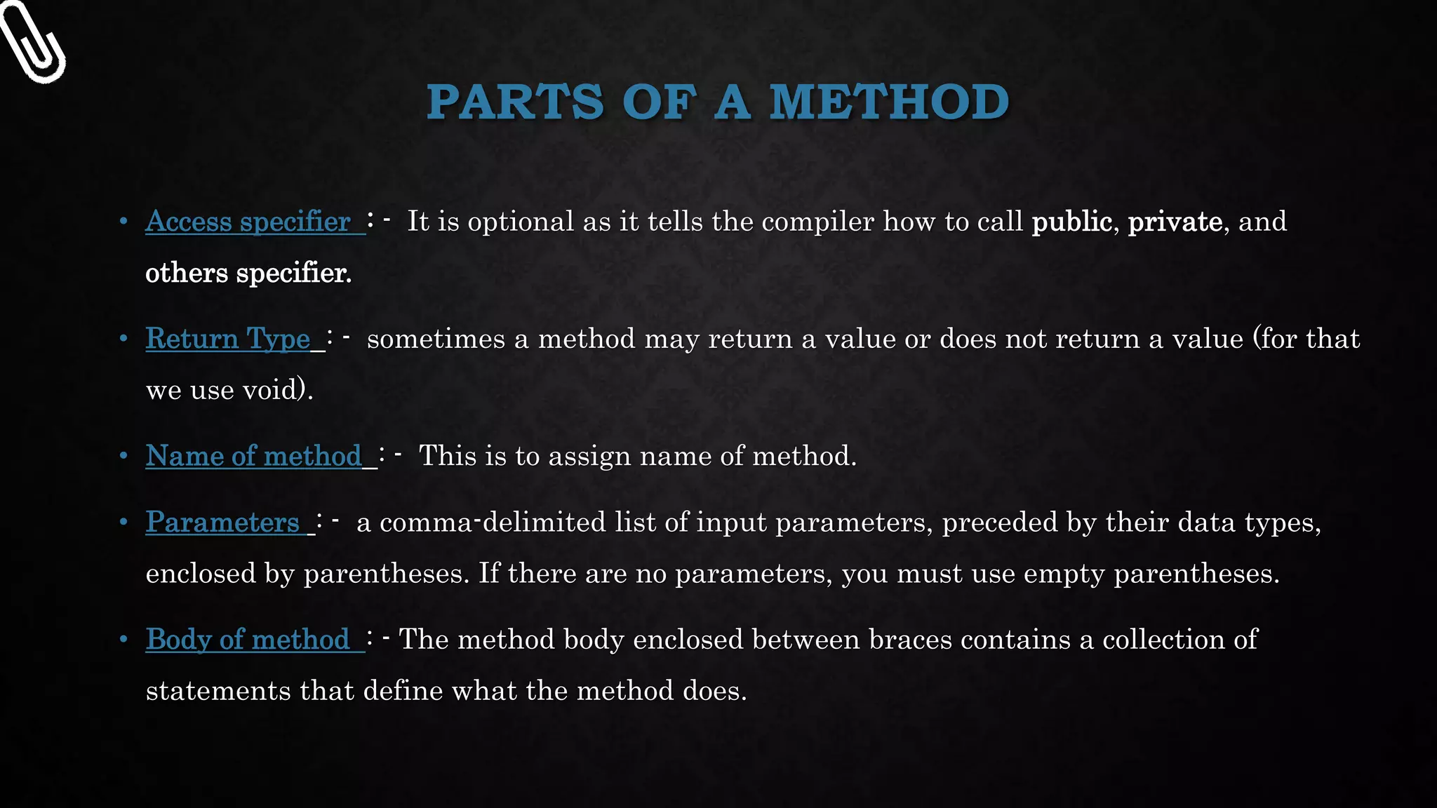 Method Overloading Pptx Programming Languages Computing 9417