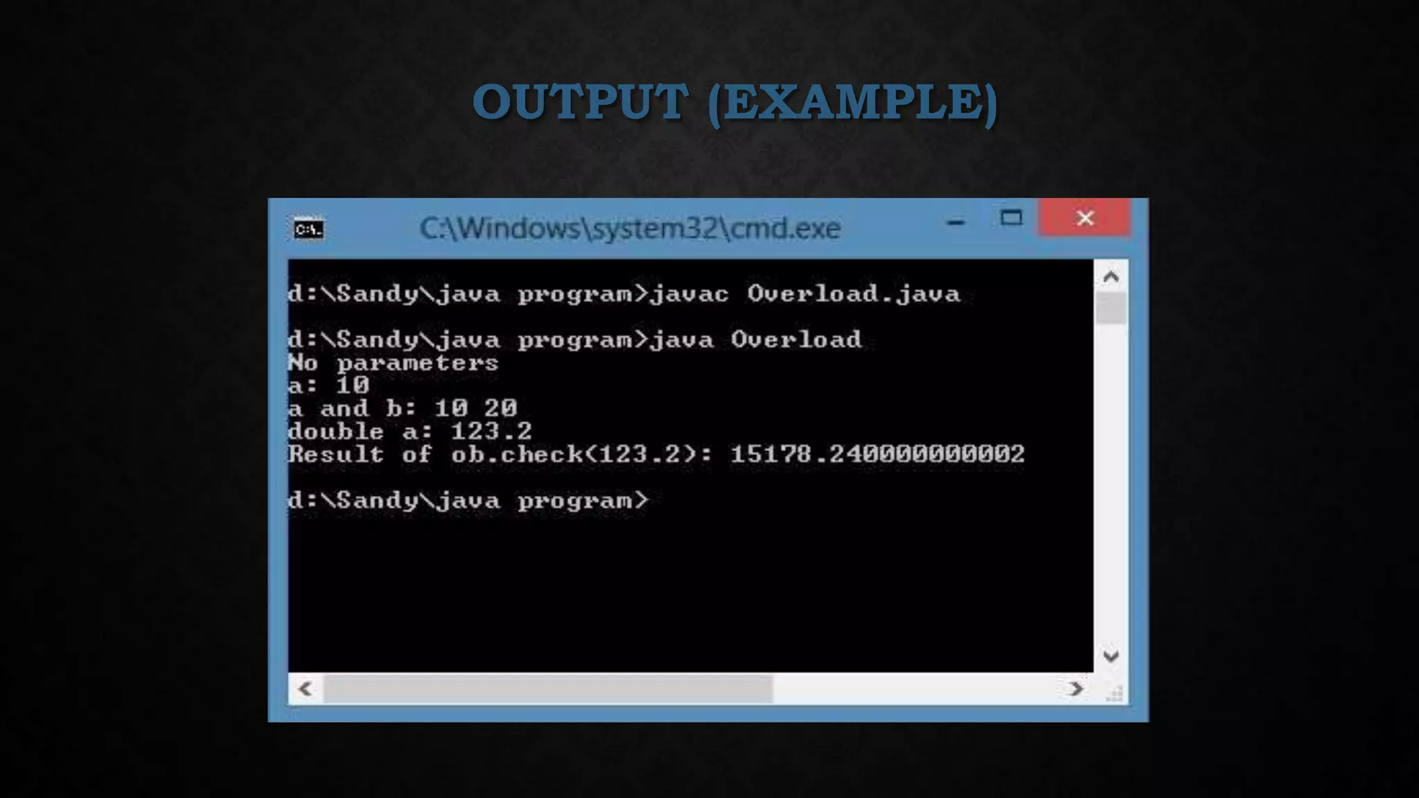 Method Overloading Pptx Programming Languages Computing 2032