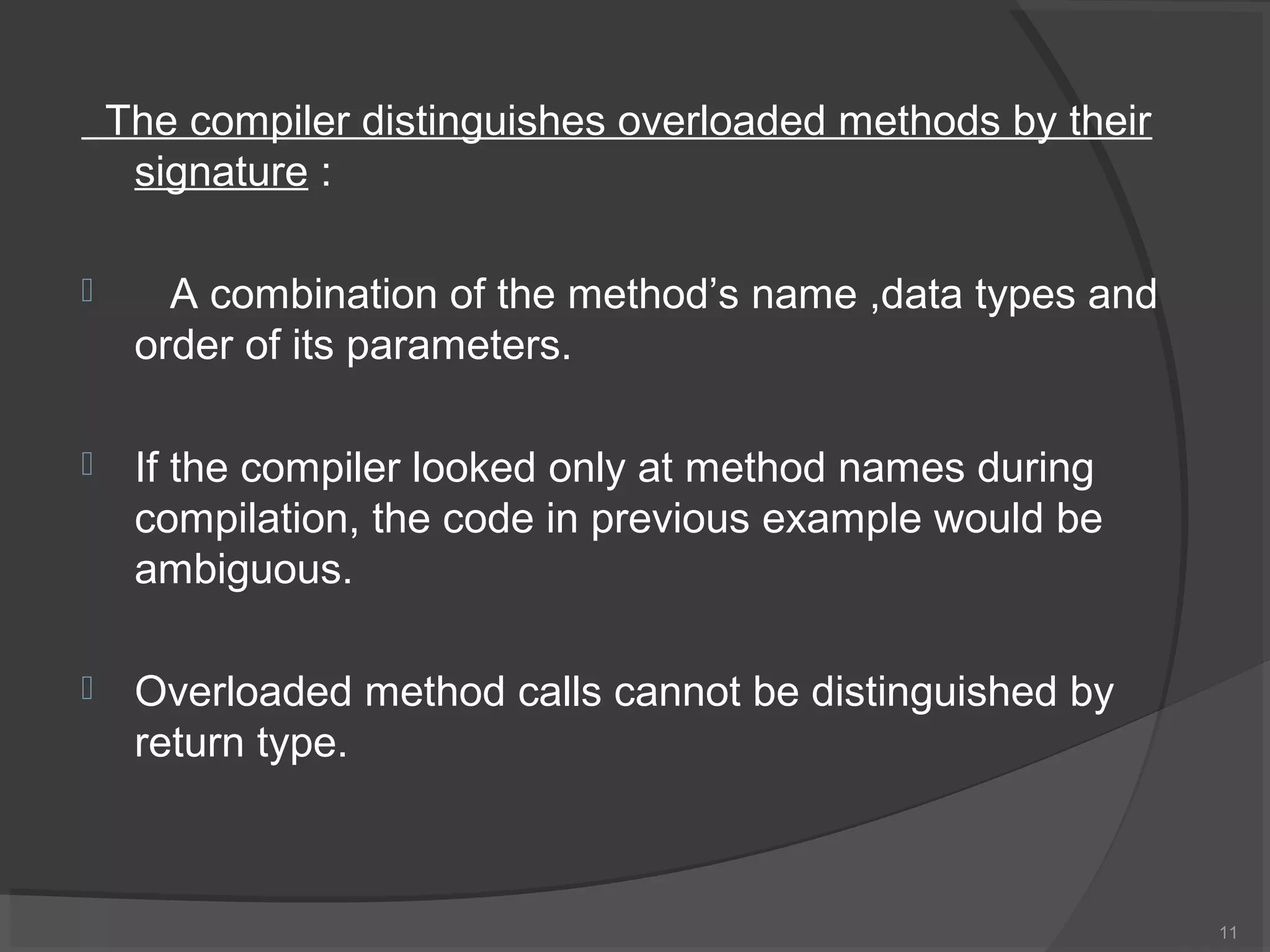 C# Method overloading | PPT