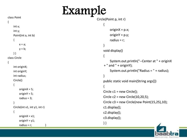 Method overloading and constructor overloading in java | PPTX