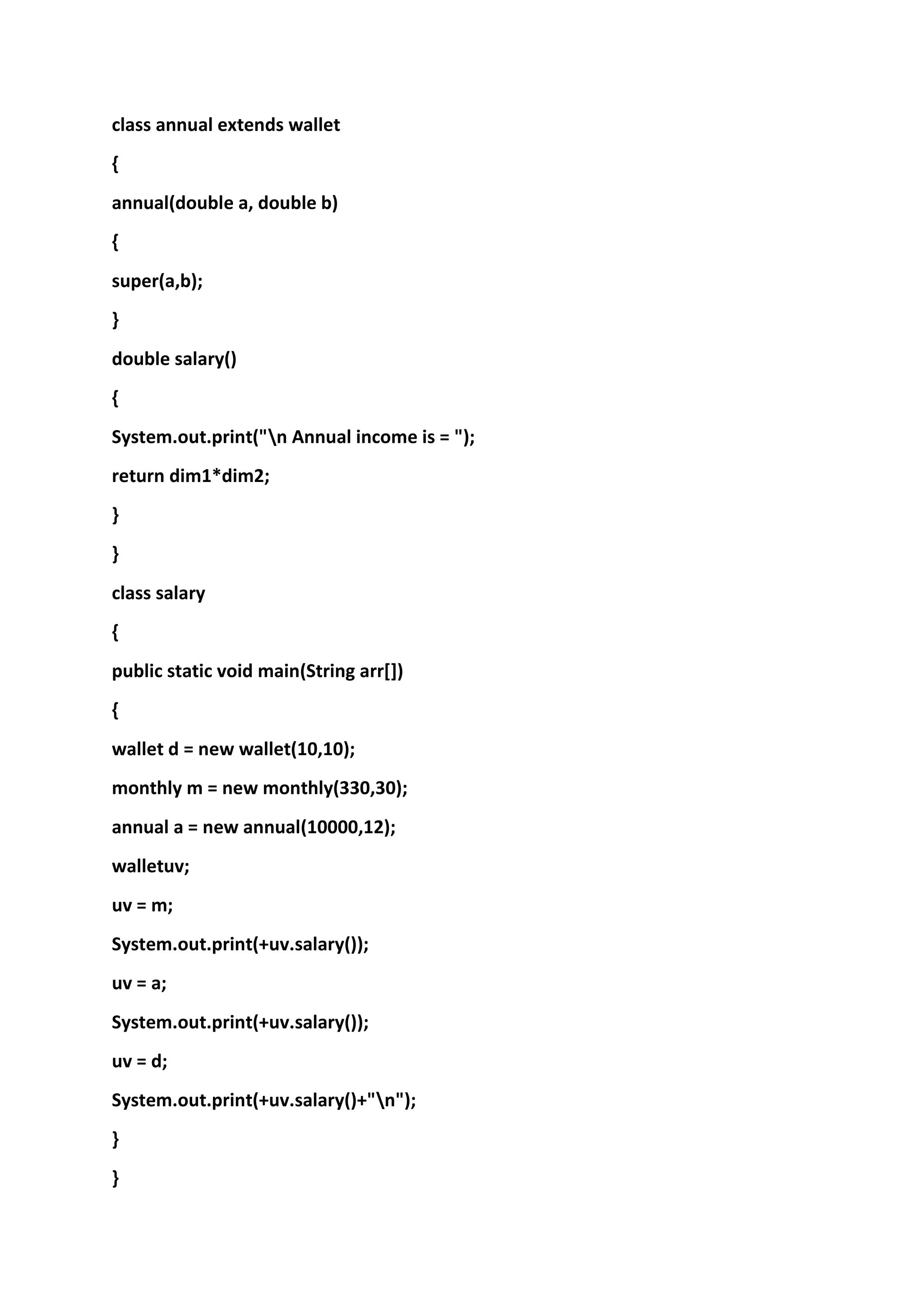 Method overriding in java | DOCX