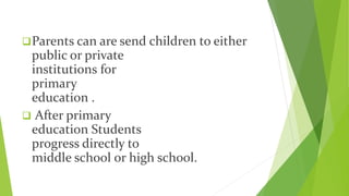 Primary Education in BANGLADESH | PPTX