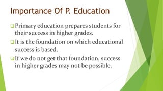 Primary Education in BANGLADESH | PPTX
