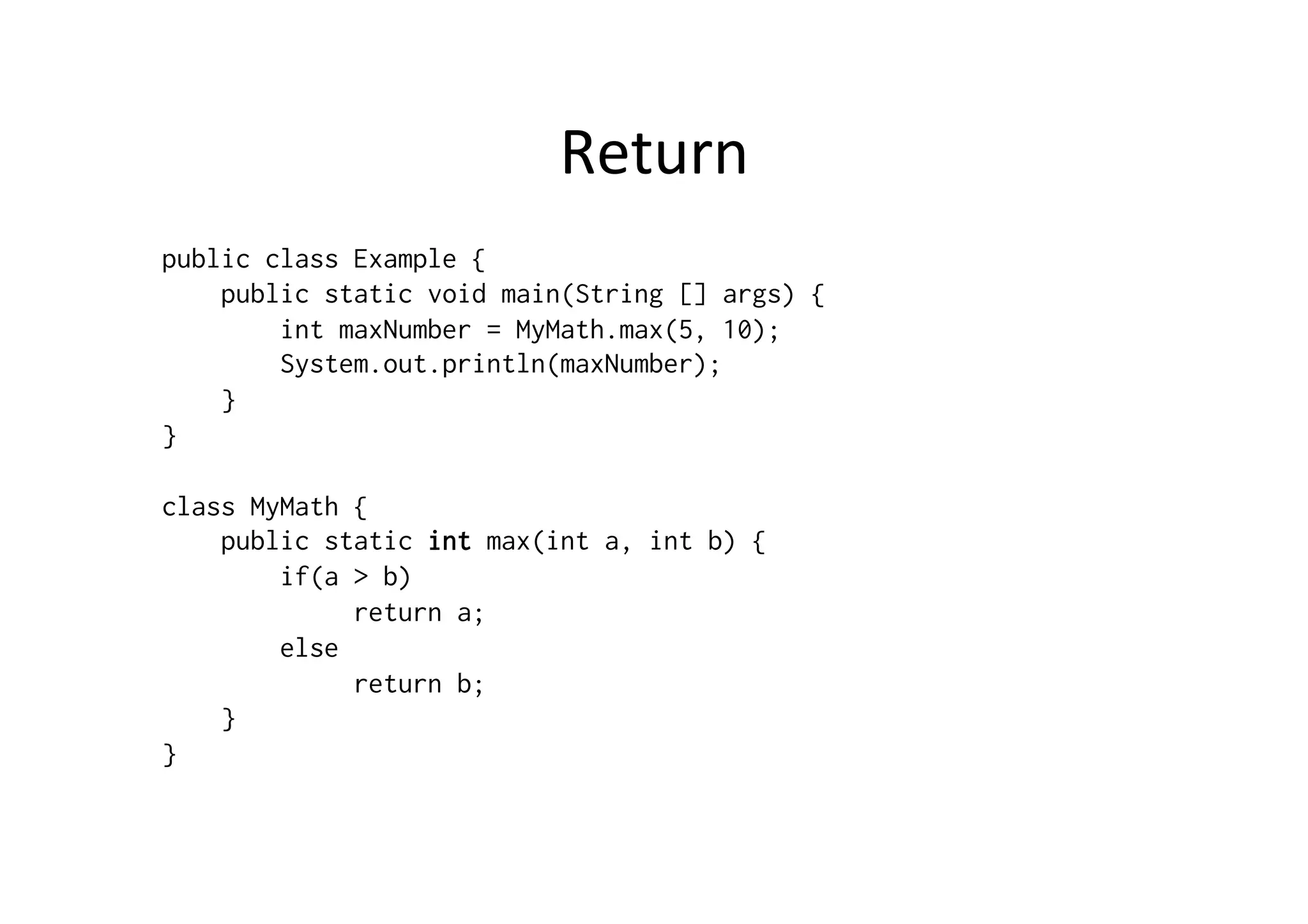 Methods In Java Ppt