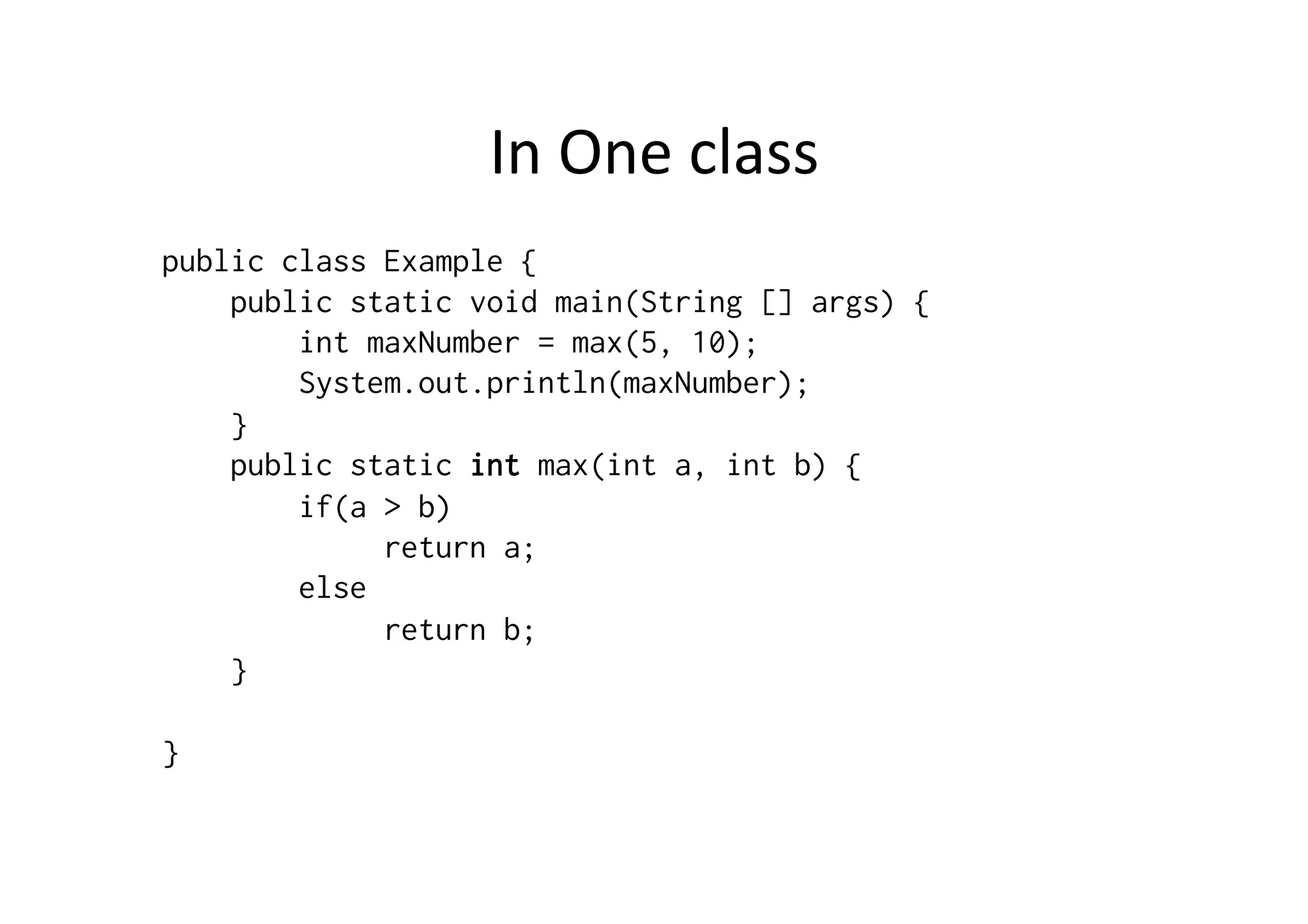 Methods In Java Ppt