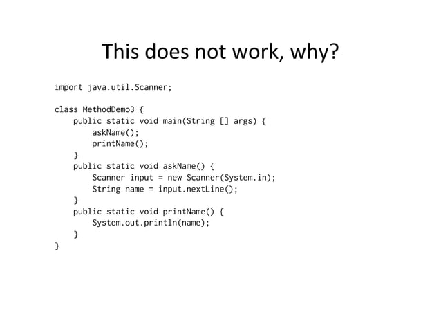 Methods In Java Pdf Programming Languages Computing 0850