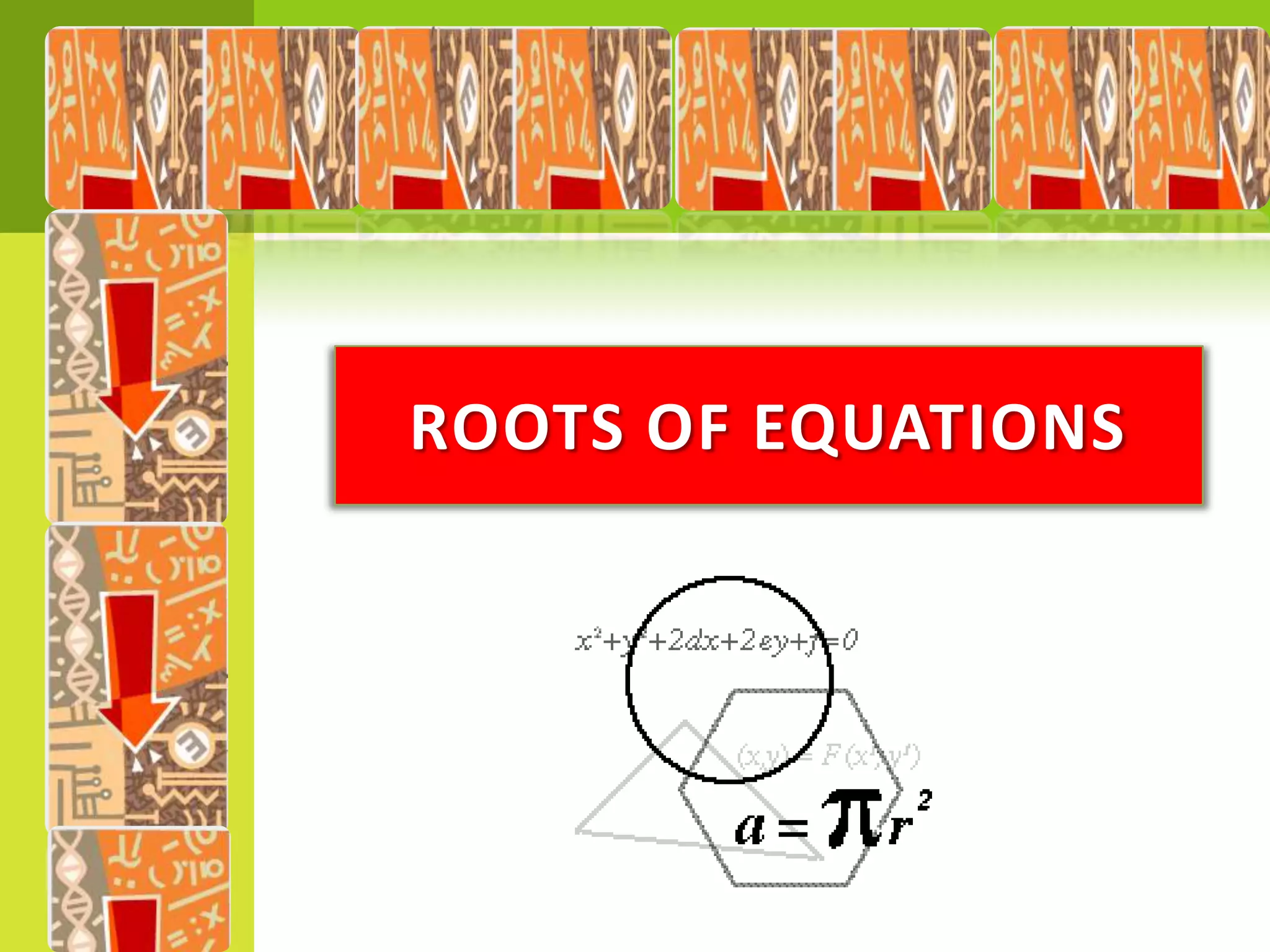 Root Equations Methods | PPTX