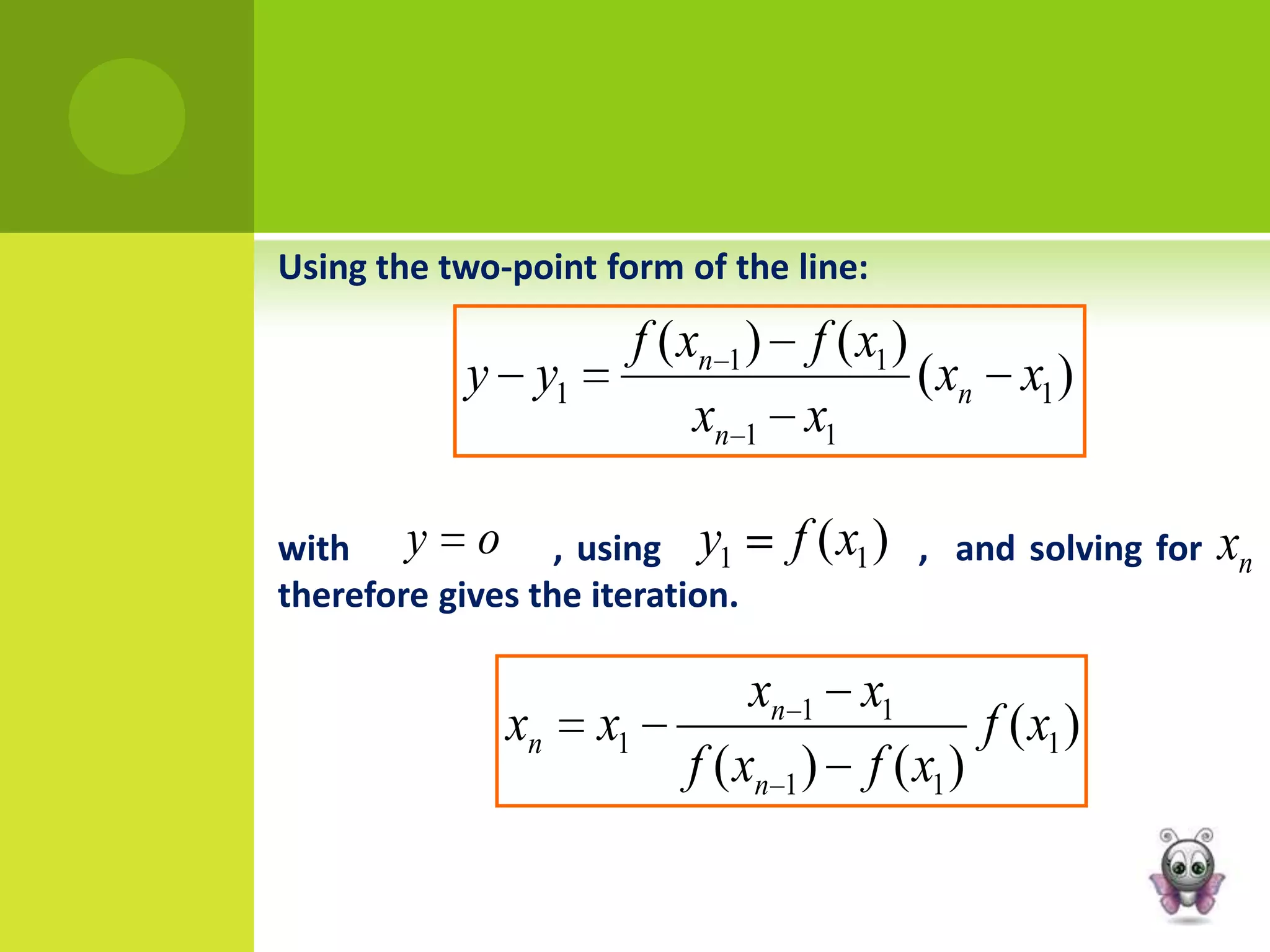 Root Equations Methods | PPTX