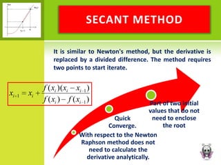 Root Equations Methods | PPTX