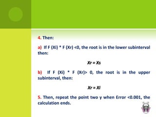 Root Equations Methods | PPTX