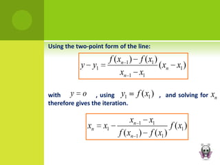 Root Equations Methods | PPTX