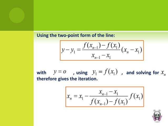 Root Equations Methods | PPTX