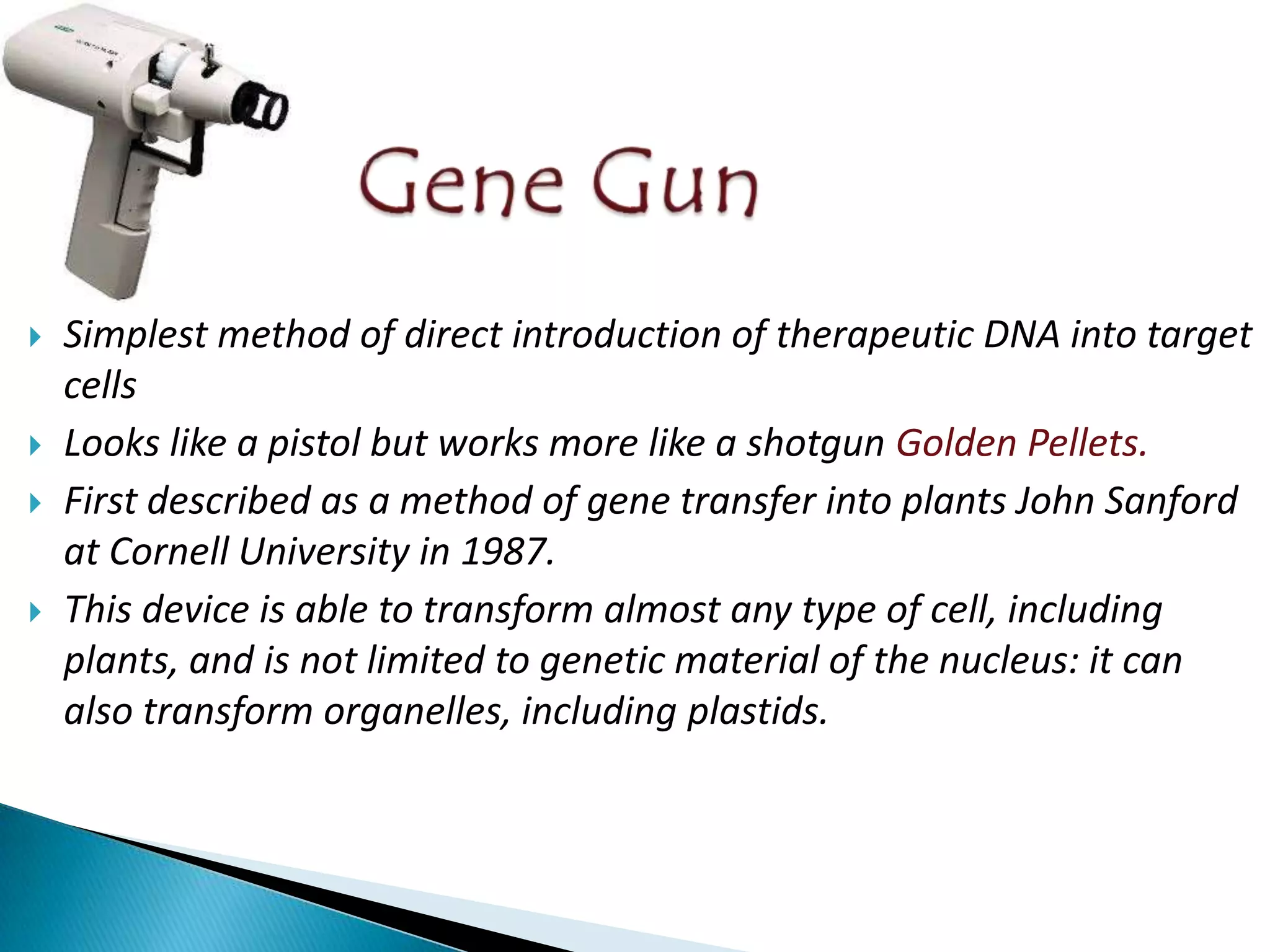 Direct Gene Transfer Methods | PPTX