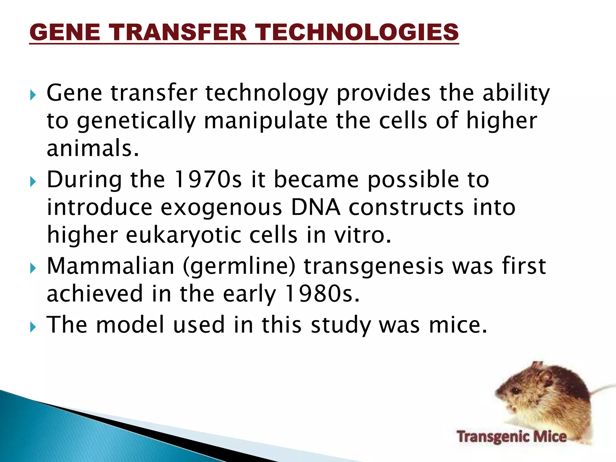 Direct Gene Transfer Methods | PPTX